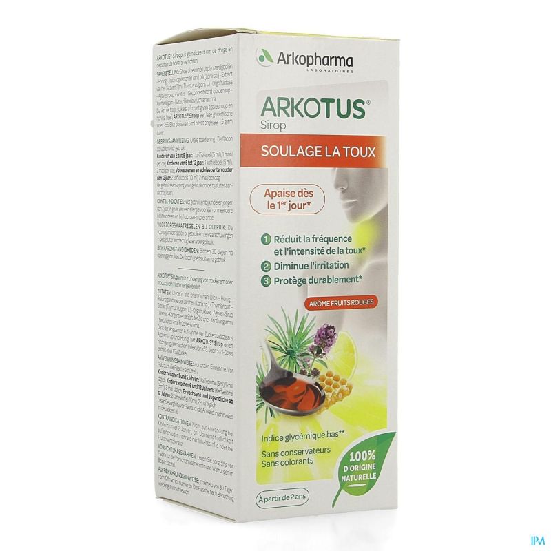 Arkotus sirop toux seche productive 140ml